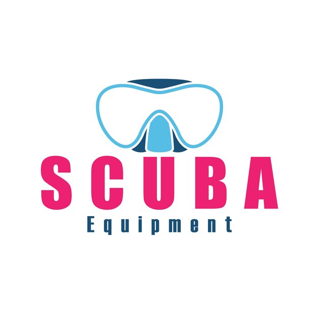 Vibrant Scuba Diving Mask Emblem for Aquatic Adventures | Jiffy Designs