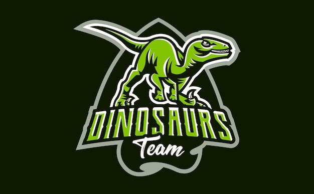 Fierce and Formidable: The Dinosaurs Team Logo | Jiffy Designs