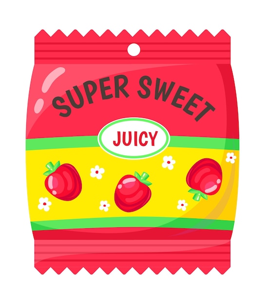 Vibrant Juicy Candy Packaging with Playful Floral Accents | Jiffy Designs