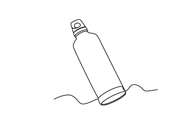 Minimalist Outline of a Spray Can | Jiffy Designs