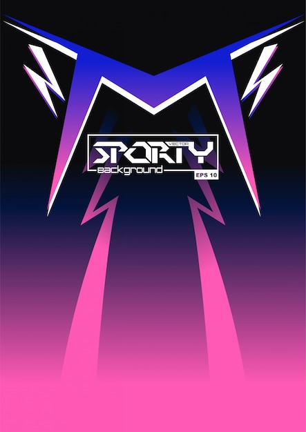 Vibrant Retro Party Emblem with Electrifying Bolts | Jiffy Designs