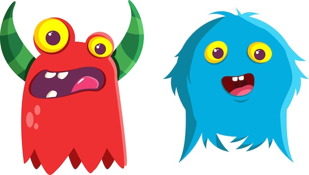 Whimsical Monsters with Vibrant Colors and Expressive Faces | Jiffy Designs