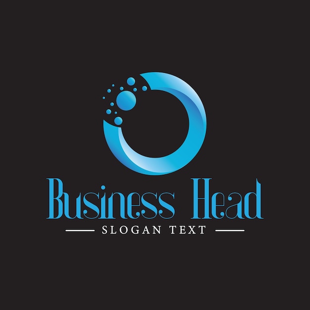 Sleek and Modern Business Head Logo Design | Jiffy Designs