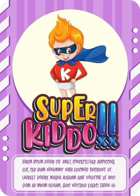 Vibrant Superhero Kiddo in Striking Red and Blue Costume | Jiffy Designs
