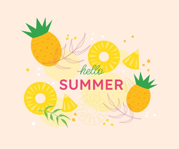 Vibrant Pineapple Delight: Welcoming the Summer Season | Jiffy Designs
