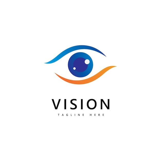 Vibrant Eye-Catching Vision Logo Design | Jiffy Designs
