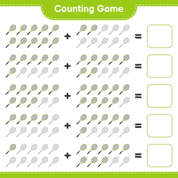 Engaging Counting Game with Playful Tennis Ball Visuals | Jiffy Designs