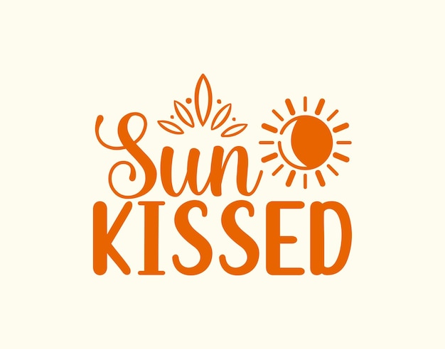 Vibrant Sun-Kissed Lettering Design with Radiant Imagery | Jiffy Designs