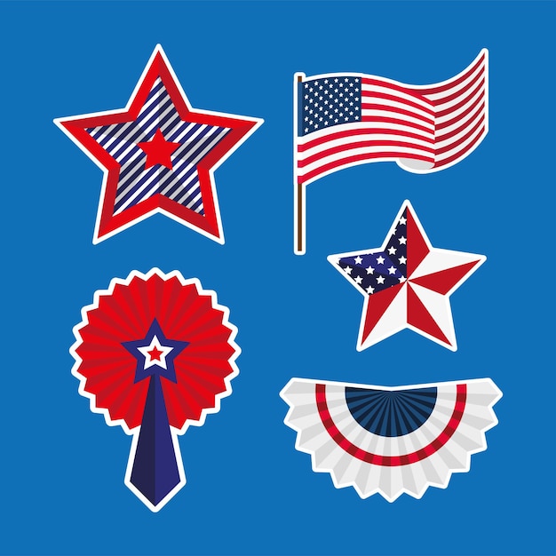 Patriotic Symbols and Emblems Collection for Versatile Design Usage ...