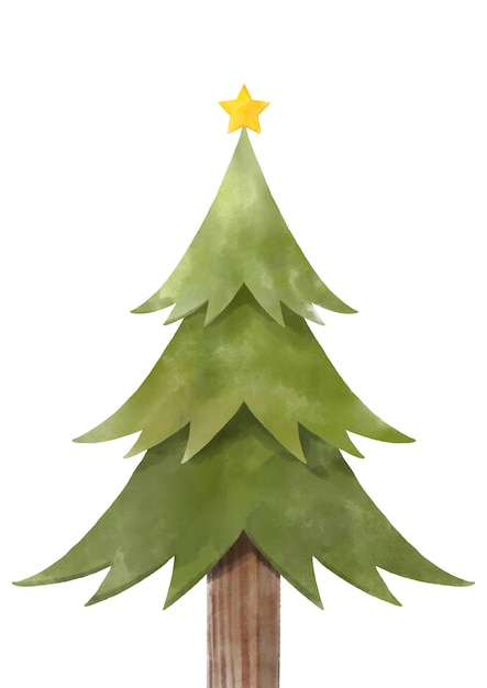 Whimsical Evergreen Tree with Shining Star Topper | Jiffy Designs