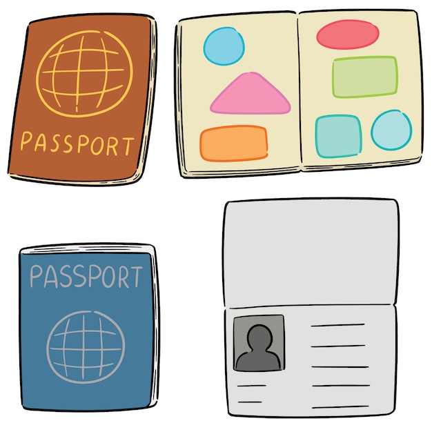 Vibrant Passport Designs with Geometric Shapes | Jiffy Designs