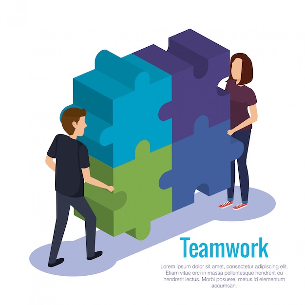 Collaborative Teamwork Puzzle Building for Success | Jiffy Designs