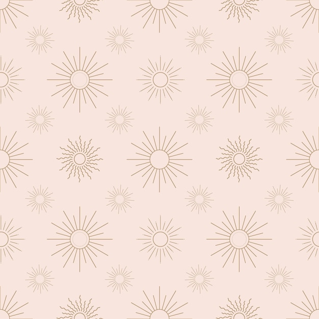 Radiant Sun Burst Pattern in Neutral Tones | Jiffy Designs