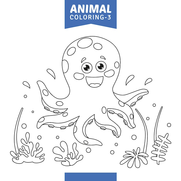 Delightful Underwater Adventure: Coloring the Playful Octopus | Jiffy ...