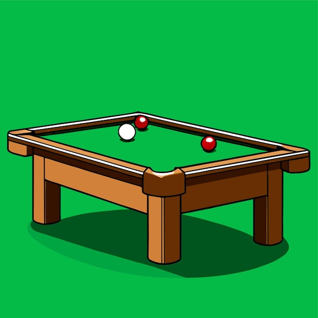 Vibrant Billiards Table on Lush Green Background | Jiffy Designs
