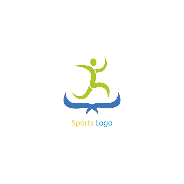 Dynamic Sports Logo with Vibrant Silhouette | Jiffy Designs