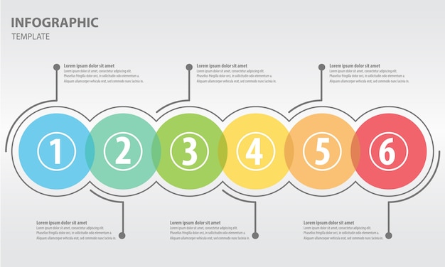 Vibrant Circular Infographic with Numbered Steps and Icons | Jiffy Designs