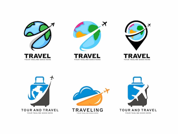 Diverse Travel Icons Showcasing Global Destinations and Experiences ...