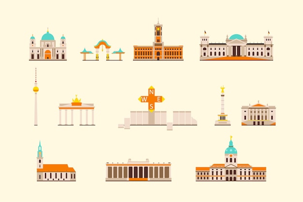 Iconic Landmarks of the World: A Vibrant Architectural Showcase | Jiffy ...
