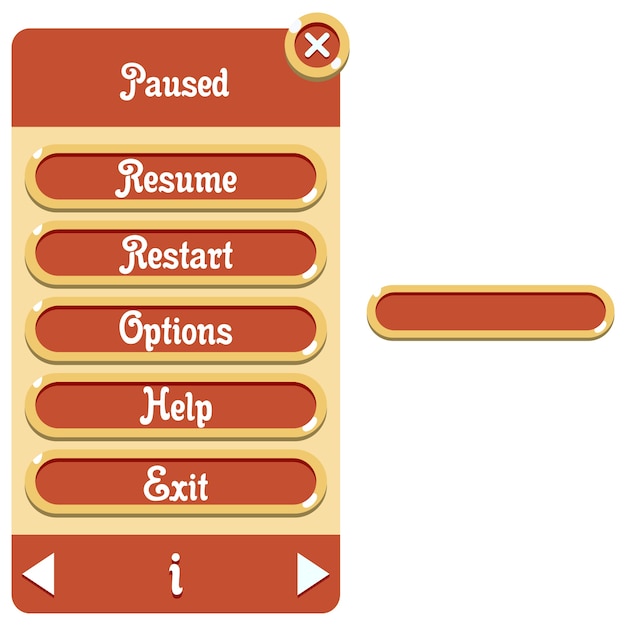 Vibrant Retro-Inspired Gaming Menu Interface | Jiffy Designs