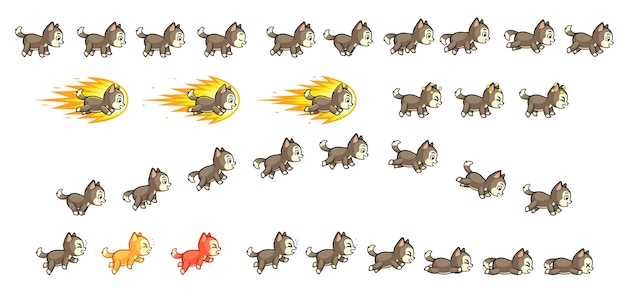Charming Collection of Animated Pony Characters in Various Poses ...