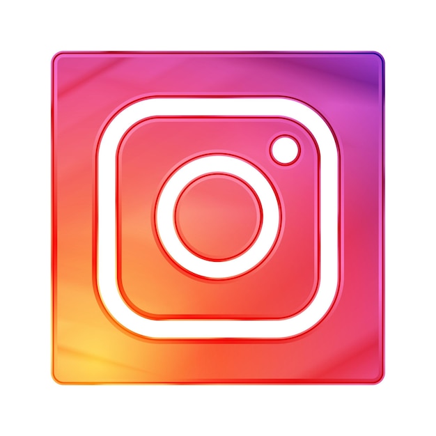 Vibrant Gradient Instagram Logo with Minimalist Design | Jiffy Designs