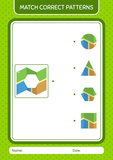 Geometric Shapes Matching Patterns for Kids | Jiffy Designs