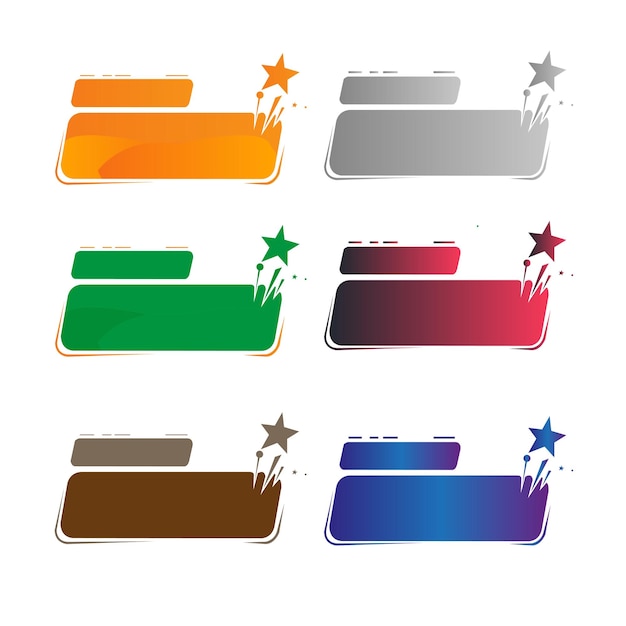Vibrant Geometric Shapes with Shimmering Star Accents | Jiffy Designs