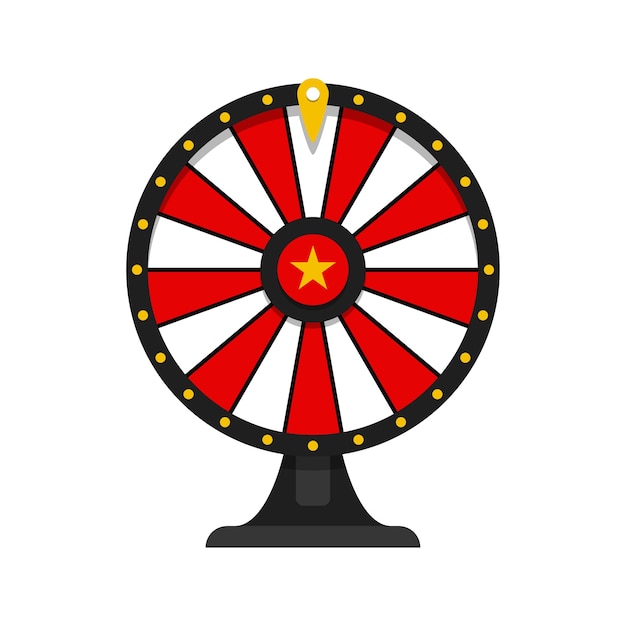 Vibrant Spinning Prize Wheel with Captivating Star Design | Jiffy Designs