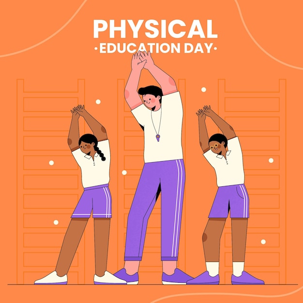 Vibrant Fitness Celebration: Physical Education Day | Jiffy Designs