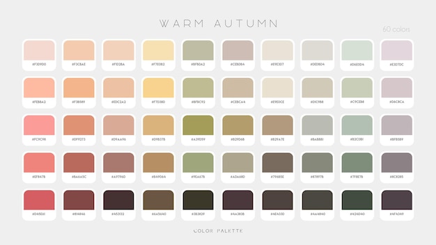 Warm Autumn Color Palette: A Cozy Spectrum of Earth Tones | Jiffy Designs
