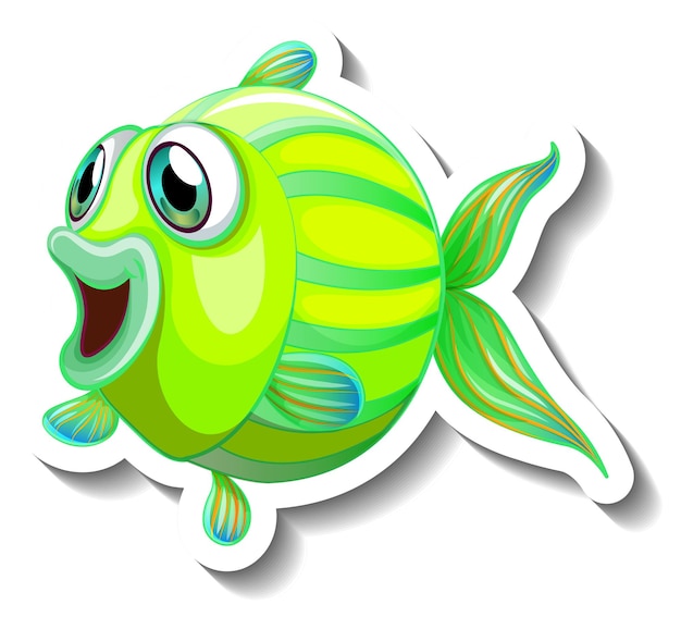 Vibrant and Whimsical Cartoon Fish Illustration | Jiffy Designs