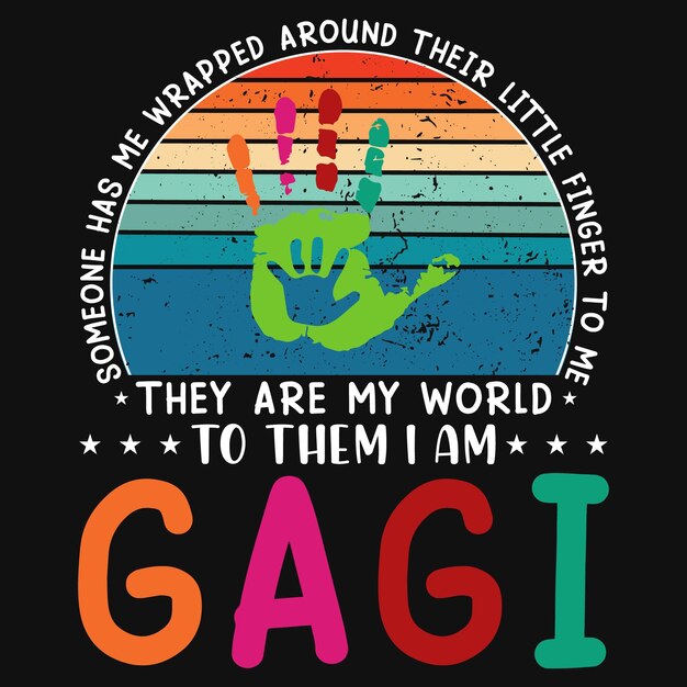 Vibrant Handprint Sunset Silhouette: A Gagi's Inspiring World | Jiffy ...