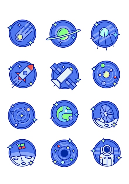Vibrant Cosmic Symbols: Celestial Iconography of Interstellar ...