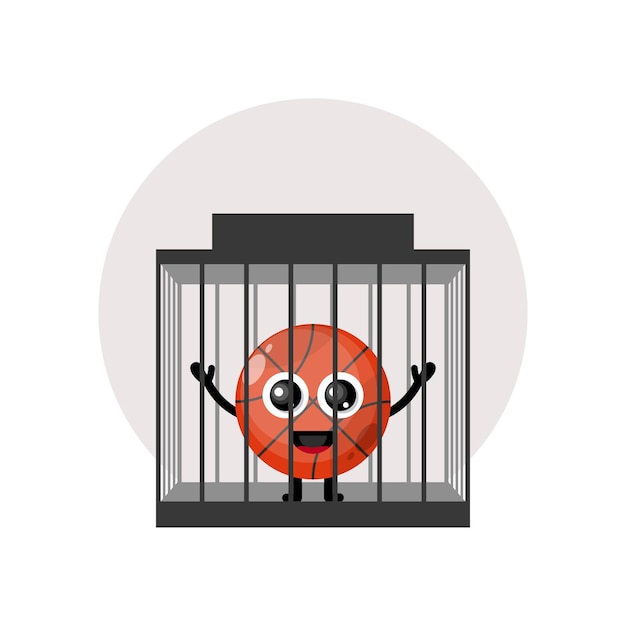 Captivating Cartoon Heart Trapped in Cage | Jiffy Designs