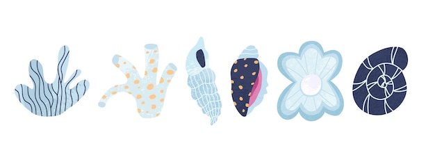 Vibrant Marine Life Collection: Underwater Motifs for Creative Designs ...