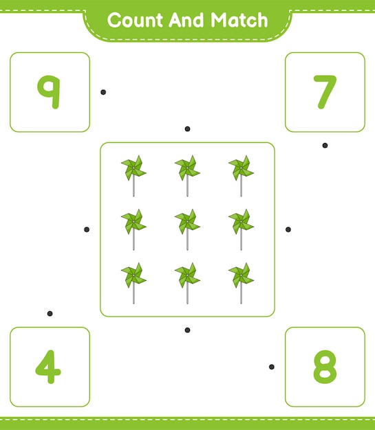 Vibrant Clover Counting and Matching Exercise | Jiffy Designs