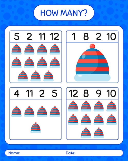 Counting Cozy Hats: A Fun Math Activity | Jiffy Designs