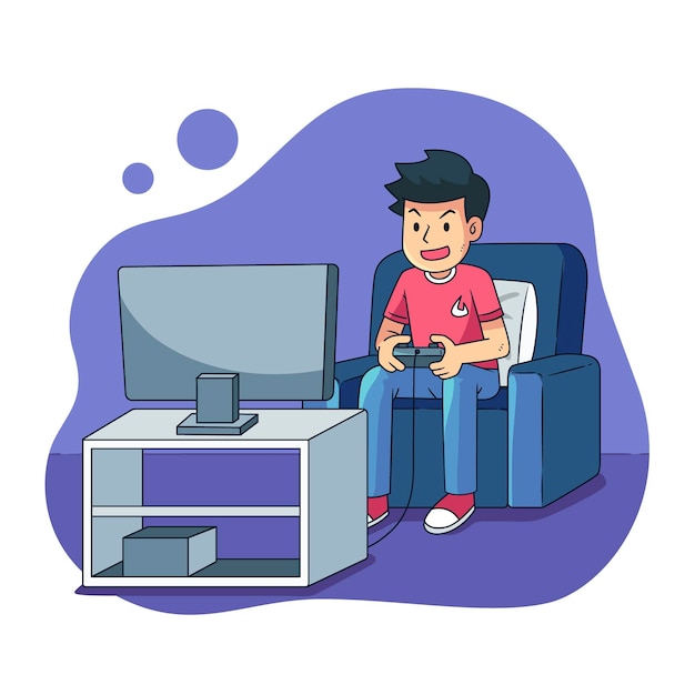Gamer Relaxing with Video Game Controller | Jiffy Designs