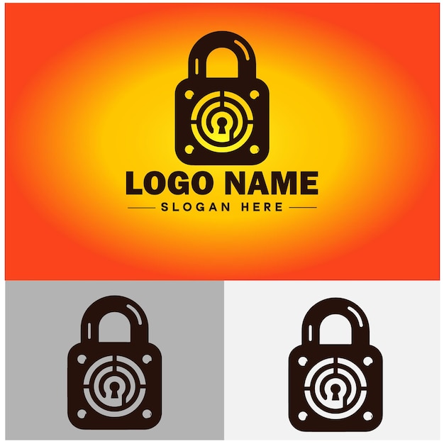 Secure Lock Symbol with Radiant Gradient Background | Jiffy Designs