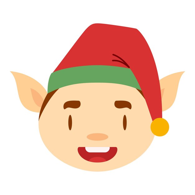 Cheerful Elf with Festive Hat and Rosy Cheeks | Jiffy Designs
