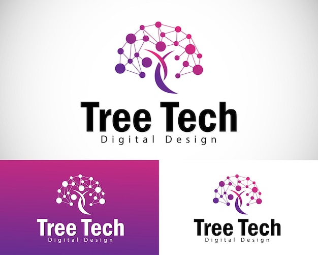 Vibrant Tree Graphic with Interconnected Nodes and Spheres | Jiffy Designs