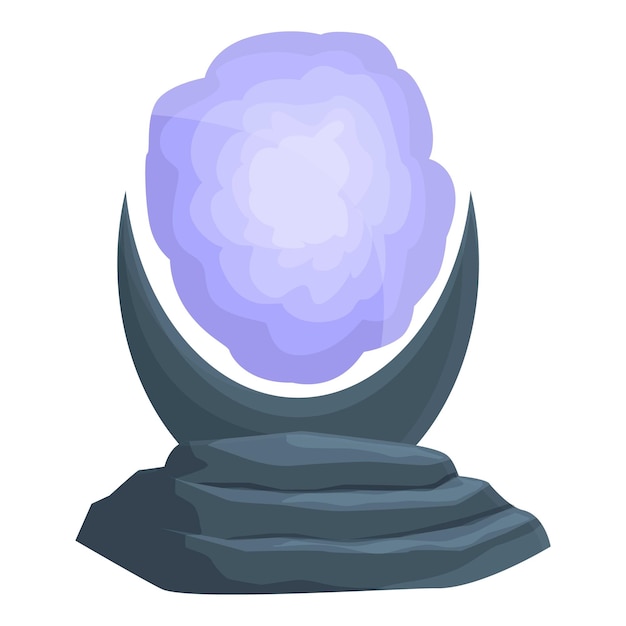 Captivating Amethyst Gemstone on Textured Stone Pedestal | Jiffy Designs