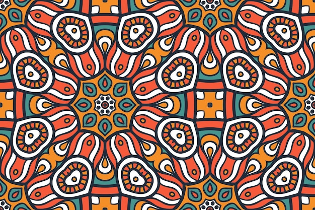Vibrant Kaleidoscopic Pattern with Intricate Shapes and Designs | Jiffy ...