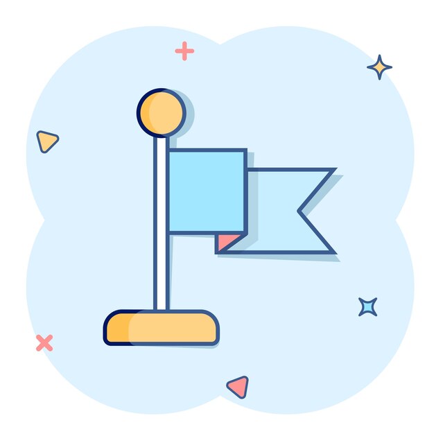 Minimalist Geometric Flag and Emblem Illustration | Jiffy Designs