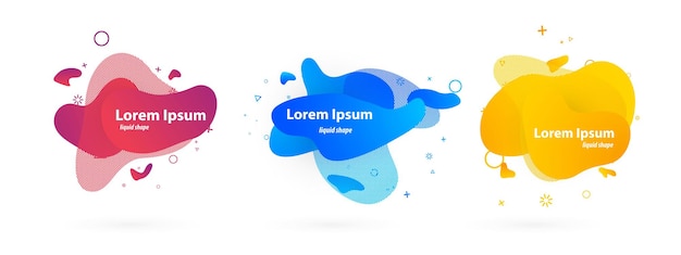 Vibrant Abstract Shapes with Placeholder Text | Jiffy Designs