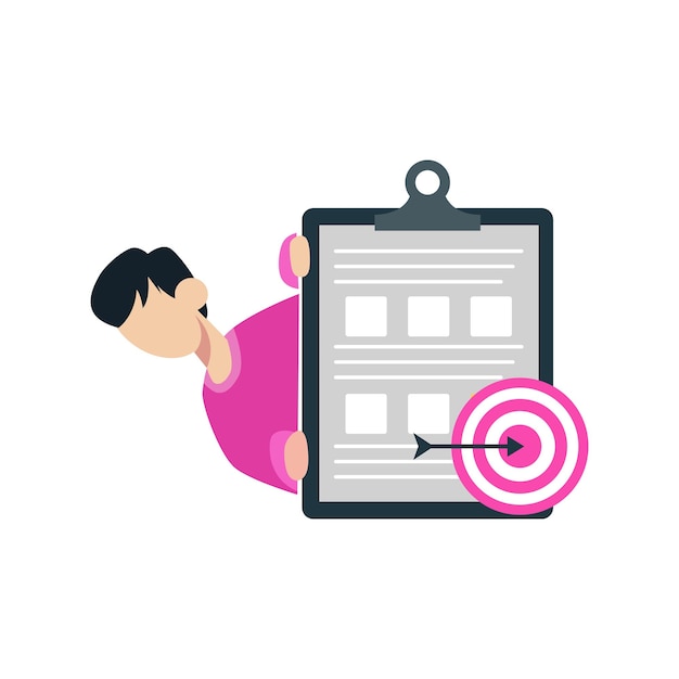 Focused Businessman Reviewing Performance Metrics on Clipboard | Jiffy ...