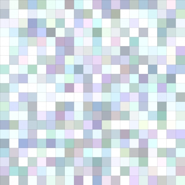 Pastel Pixelated Square Pattern Abstract Digital Artwork | Jiffy Designs
