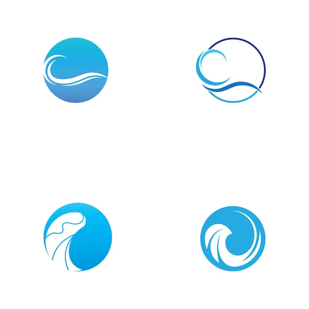 Captivating Collection of Stylized Aquatic Symbols and Waves | Jiffy ...