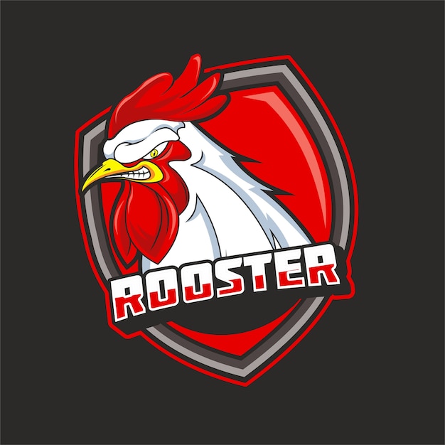Vibrant Rooster Emblem with Striking Design | Jiffy Designs